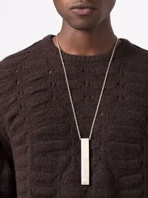 PARTS OF FOUR Usb Pendant Necklace - Grey