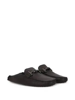 TOD'S Leather Gommino Mules
