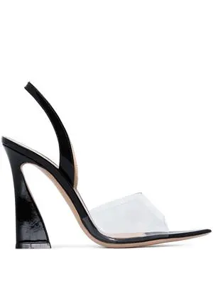 GIANVITO ROSSI Aillen 105mm Slingback Sandals - Black
