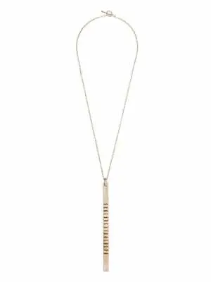 PARTS OF FOUR Giant Plate Sterling Necklace - Silver