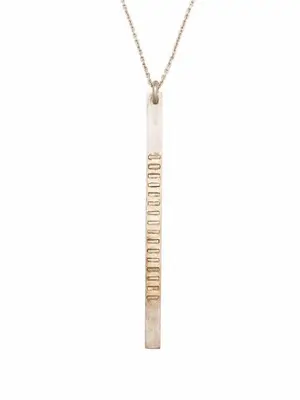 PARTS OF FOUR Giant Plate Sterling Necklace - Silver
