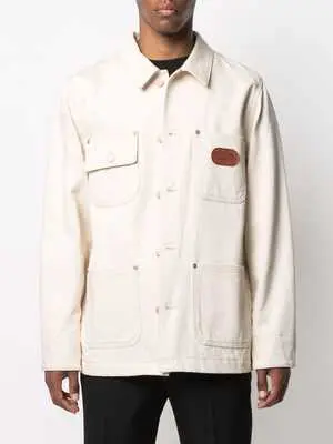 Palm Angels X Missoni Melting Logo Denim Chore Jacket