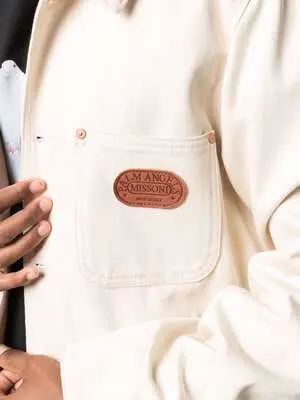 Palm Angels X Missoni Melting Logo Denim Chore Jacket