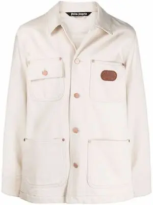 Palm Angels X Missoni Melting Logo Denim Chore Jacket