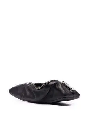 Maison Margiela Pencil Case Ballerina Shoes In Black - 50% Off