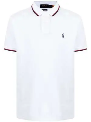 Polo Ralph Lauren Logo-embroidered Polo Shirt - White