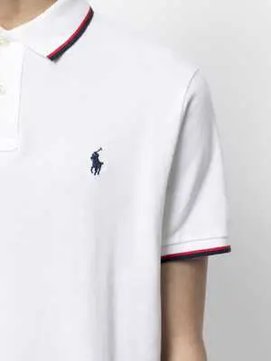 Polo Ralph Lauren Logo-embroidered Polo Shirt - White