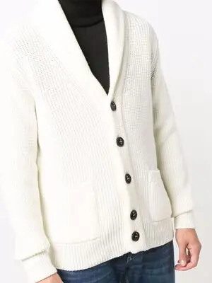 DRUMOHR Merino Cardigan - White