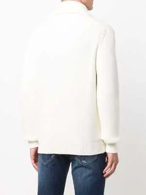 DRUMOHR Merino Cardigan - White