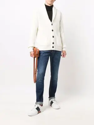 DRUMOHR Merino Cardigan - White