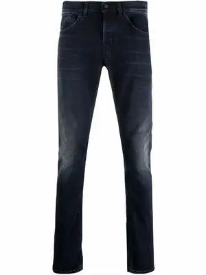 DONDUP Slim-fit Faded Jeans - Blue