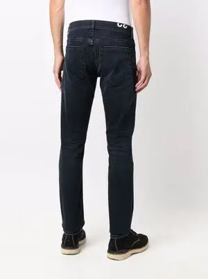 DONDUP Slim-fit Faded Jeans - Blue