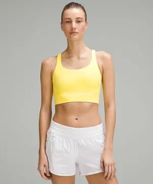 Lululemon Energy Longline Bra Beaming Yellow