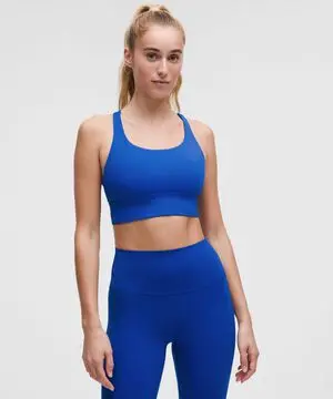 Lululemon Energy Longline Bra Galactic Cobalt