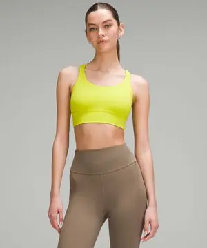 Lululemon Energy Longline Bra Lichen Lime