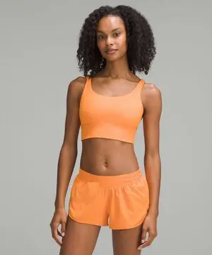 Lululemon Energy Longline Bra Lit Orange