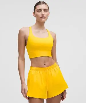 Lululemon Energy Longline Bra Maize Yellow