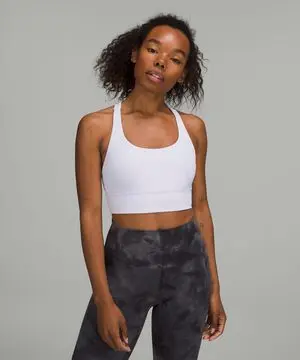 Lululemon Energy Longline Bra Pastel Blue