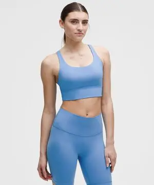 Lululemon Energy Longline Bra Pool Party