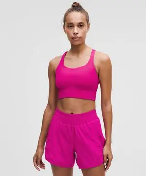 Lululemon Energy Longline Bra Ripened Raspberry