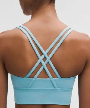 Lululemon Energy Longline Bra - Washed Blue