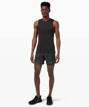 Lululemon Surge Lined Short 6" *bold Lines