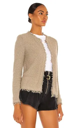 IRO PARIS IRO Shavani Jacket In Taupe.  Taupe