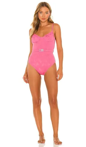 Solid & Striped The Spencer One Piece In Pink
