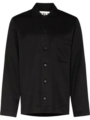 CDLP Home Suit Long-sleeve Pajama Shirt - Black