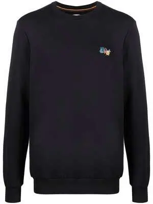 Paul Smith Splatter Print Sweatshirt - Blue