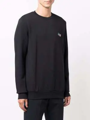 Paul Smith Splatter Print Sweatshirt - Blue