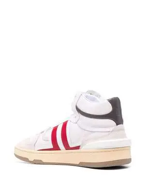 LANVIN Logo-patch Lace-up Sneakers