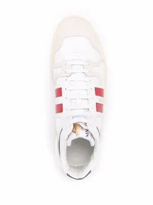 LANVIN Logo-patch Lace-up Sneakers