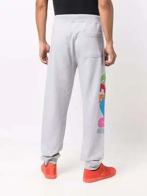 Helmut Lang 3d Logo Track Pants - Grey