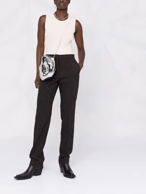 MAISON MARGIELA Sleeveless Jersey Bodysuit - Neutrals