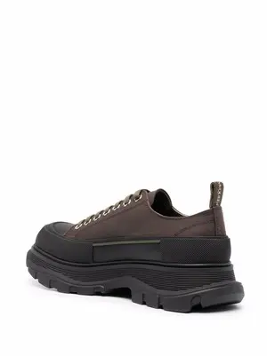 Alexander McQueen Tread Slick Lace-up Sneakers - Green