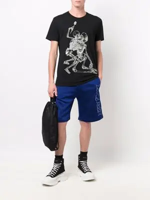 Alexander McQueen Logo-embroidered Track Shorts