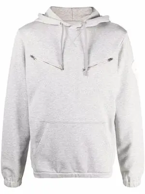 Alexander McQueen Skull-patch Zip-detail Hoodie