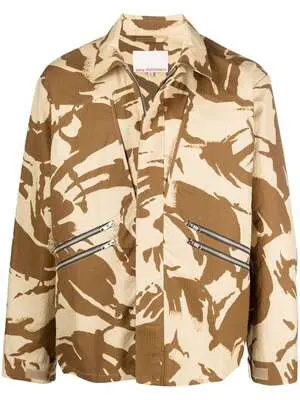 PARIA /FARZANEH Camouflage Print Hunting Jacket