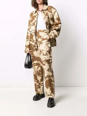 PARIA /FARZANEH Camouflage Print Hunting Jacket