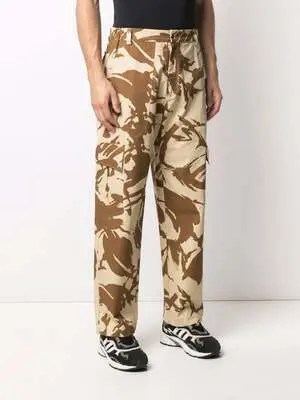 PARIA /FARZANEH Camouflage Print Cargo Trousers