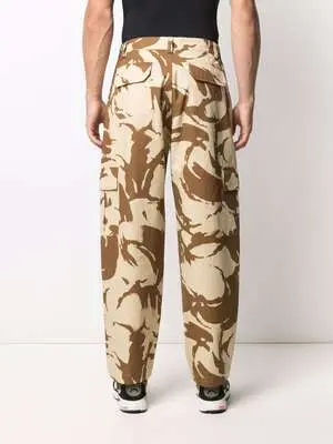 PARIA /FARZANEH Camouflage Print Cargo Trousers