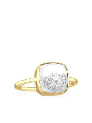 Moritz Glik 18kt Yellow Diamond Shaker Ring - Gold
