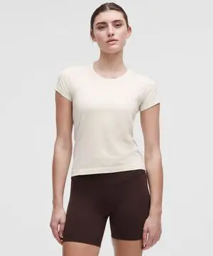 Lululemon Swiftly Tech Short-Sleeve Shirt 2.0 Bone