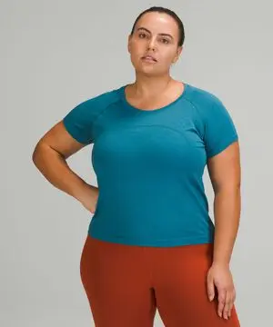Lululemon Swiftly Tech Short-Sleeve Shirt 2.0 Capri/capture Blue