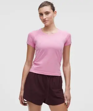Lululemon Swiftly Tech Short-Sleeve Shirt 2.0 Pink Frosting