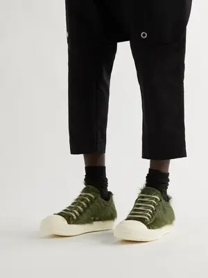 Rick Owens Calf Hair Sneakers
