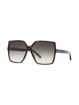 Saint Laurent Square-frame Sunglasses - Brown