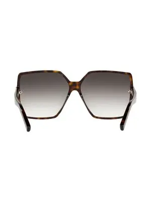 Saint Laurent Square-frame Sunglasses - Brown