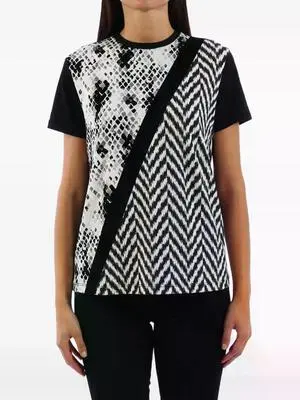 UNGARO Emanuel Mixed Print T-shirt